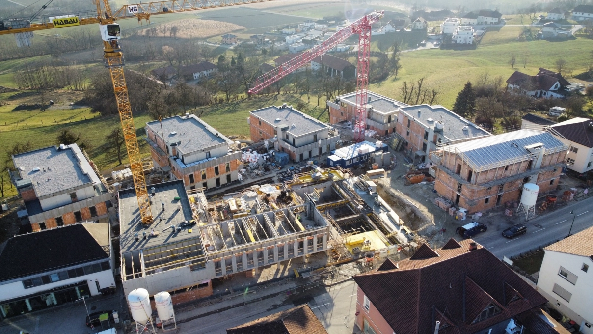 Update von der Baustelle Strengberg, Newsbericht